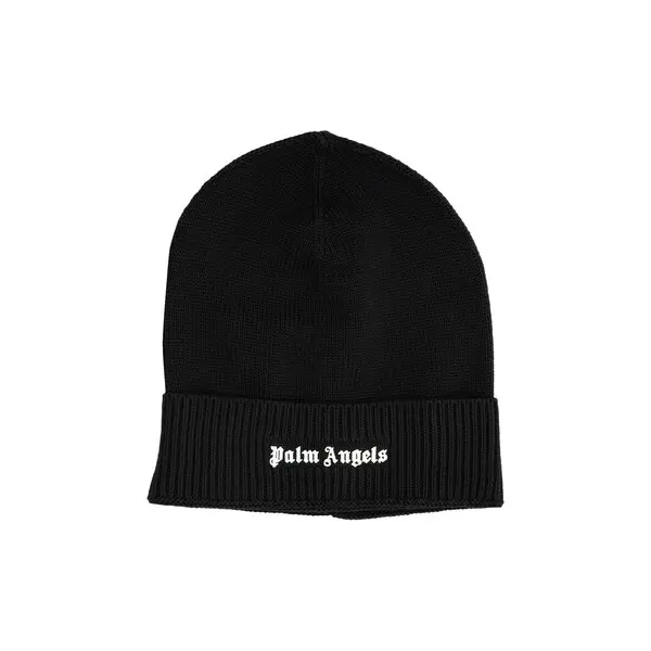 Palm Angels Classic Logo Beanie - Black