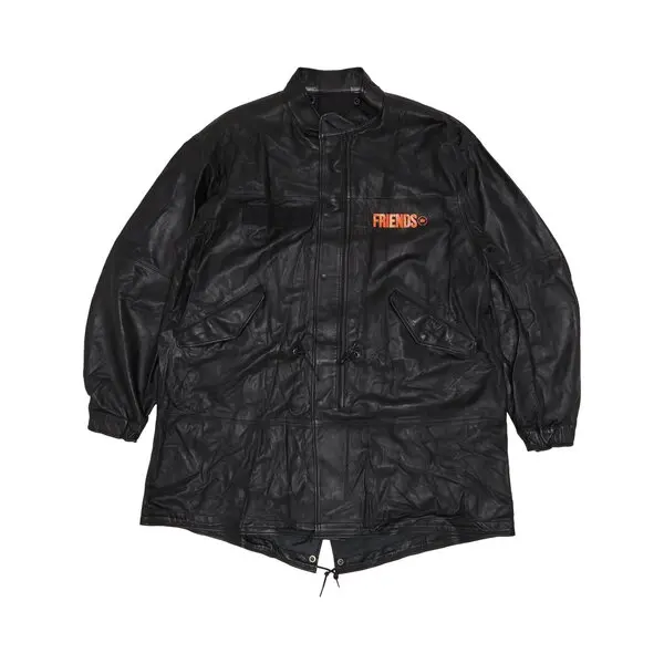 VLONE X Fragment Design Leather Jacket
