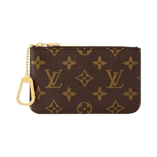 LOUIS VUITTON Key Pouch Monogram Canvas - Brown