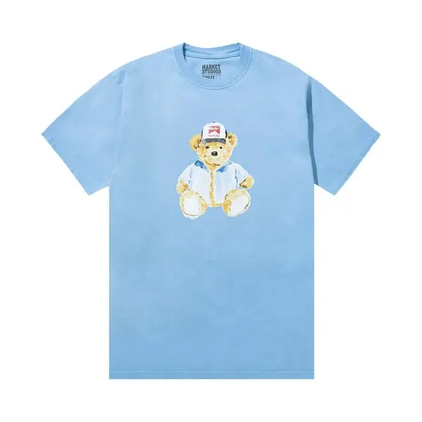 MARKET Watercolor Teddy T-shirt - Blue
