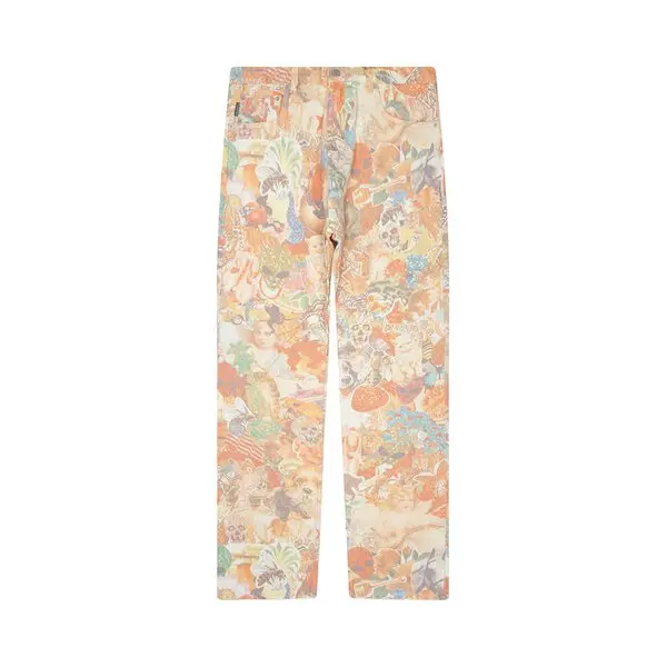 PLEASURES Stickers Straight Leg Jeans