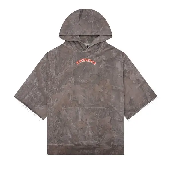 PLEASURES Cut Off Camo Hoodie