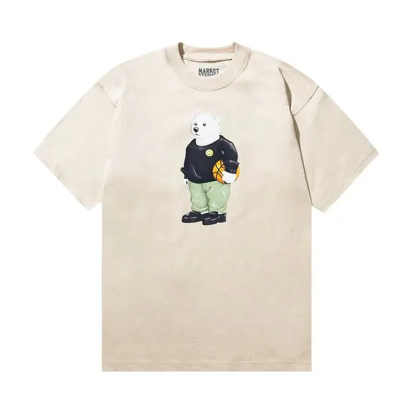 MARKET Smiley Polar Bear T-shirt - Brown