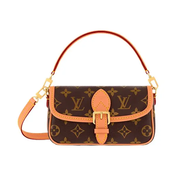 LOUIS VUITTON Nano Diane Monogram Canvas - Brown