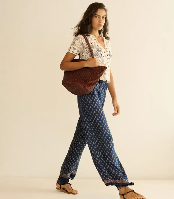 DÔEN Raffia Harbour Tote