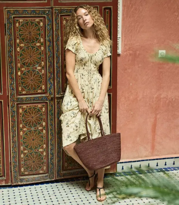 DÔEN Raffia Harbour Tote