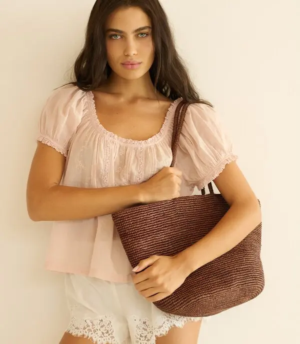 DÔEN Raffia Harbour Tote