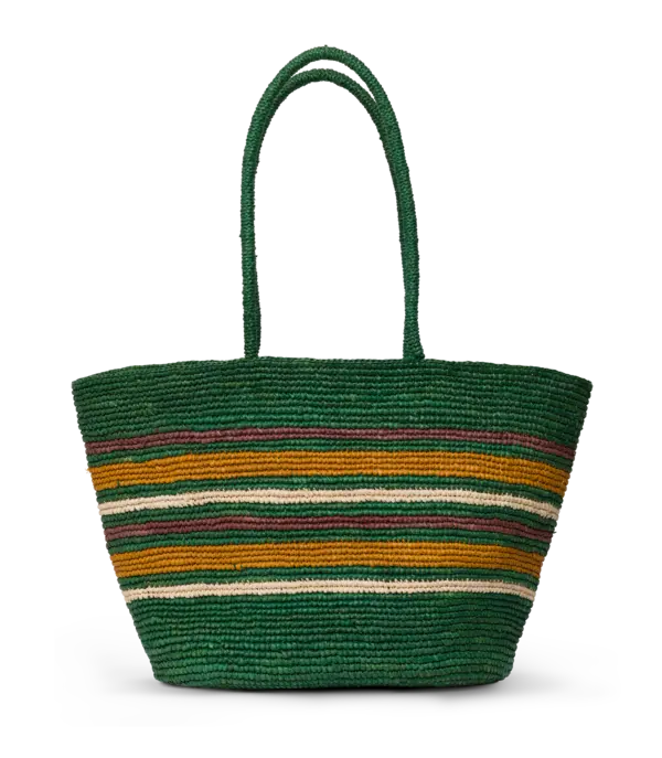 DÔEN Handwoven Raffia Tote Bag