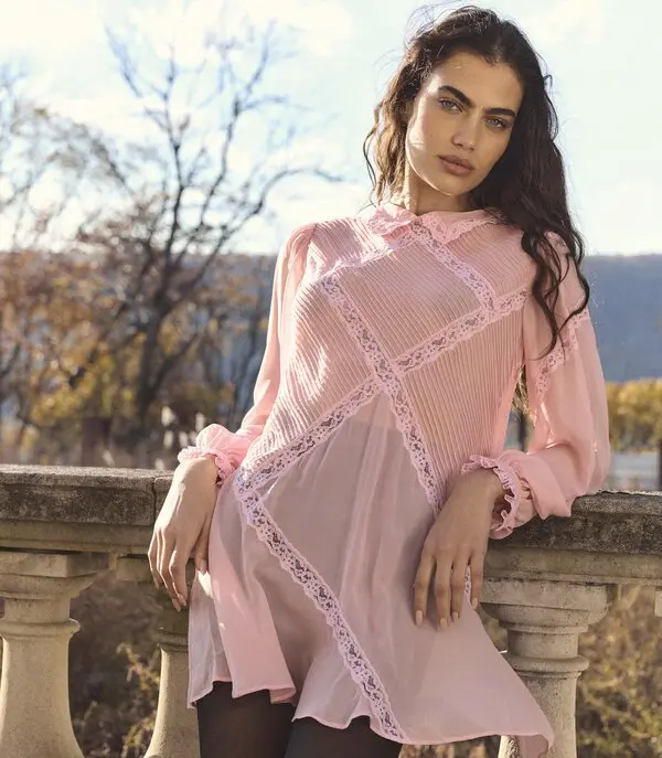 DÔEN Silk Georgette Dress