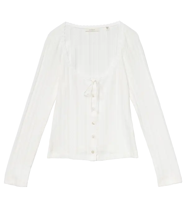 DÔEN Lori Pointelle Tee