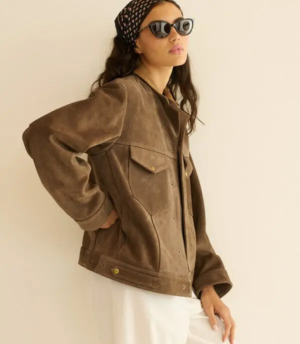 DÔEN Carson Suede Jacket