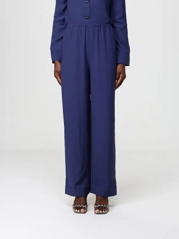 Emporio Armani Wide Leg Trousers - White