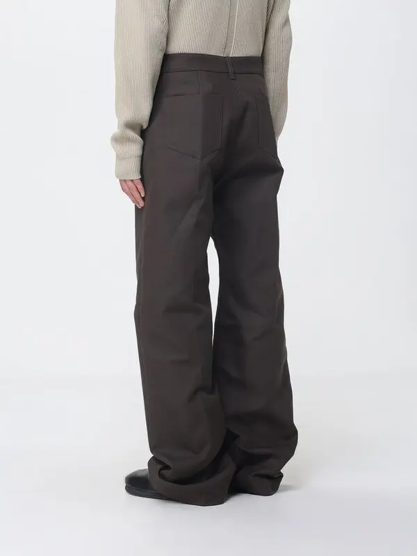 Rick Owens Cotton Wide Leg Jeans - Dust