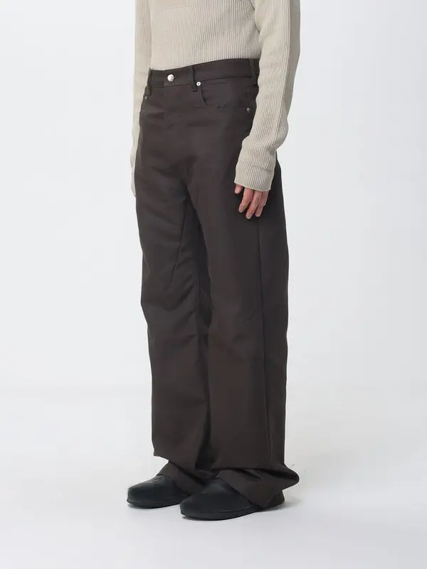 Rick Owens Cotton Wide Leg Jeans - Dust