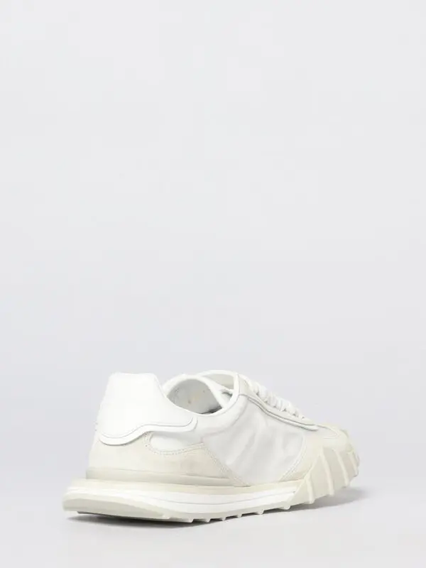 Dolce & Gabbana Dg Athletic Suede And Nylon Sneakers - White