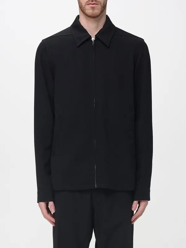 Rick Owens Wool Shirt Jacket - Black
