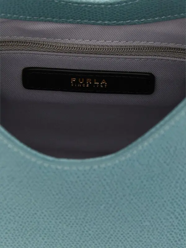 Furla Mini Bag With Gold Tone Clasp - Blue