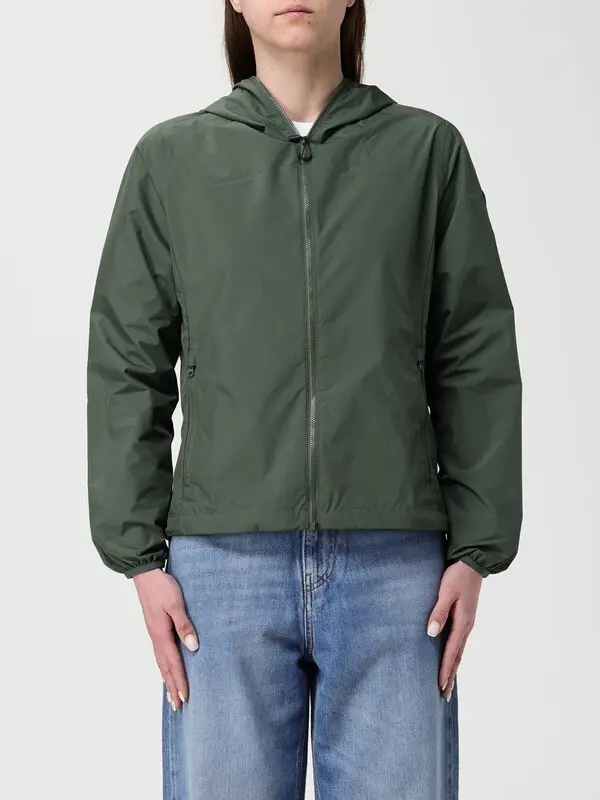 SAVE THE DUCK Stella Hooded Windbreaker - Green