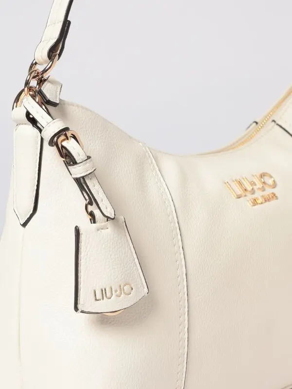 Liu Jo Grained Faux Leather Shoulder Bag - White