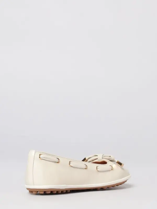 TOD'S Nappa Ballerinas - White