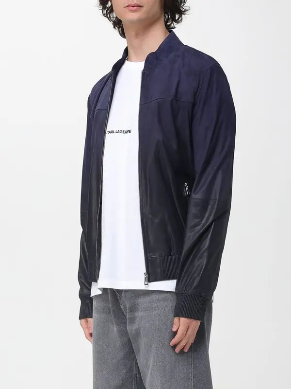 Karl Lagerfeld Zip-up Bomber Jacket