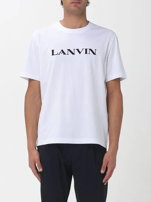 LANVIN Cotton T-shirt With Logo - White