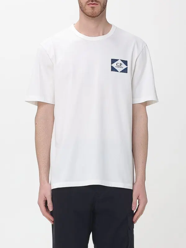 C.P. COMPANY Cotton T-shirt With Graphic Print
