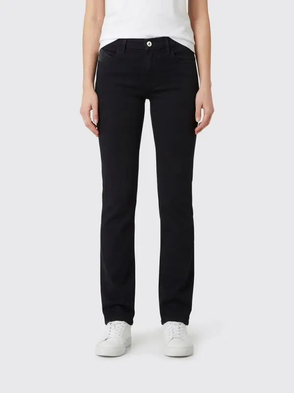 Attico Skinny Fit Stretch Denim Jeans - Black