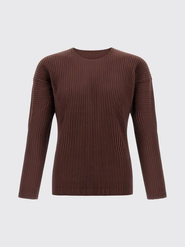 Issey Miyake Pleated Long Sleeve Top