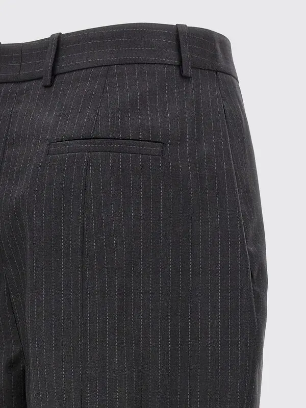 Alexander McQueen Tailored Pinstriped Trousers - Grey