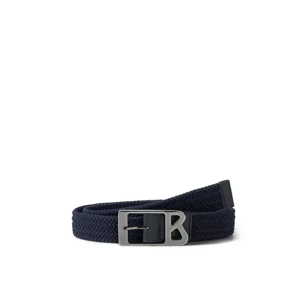 Bogner Braided Belt - Navy Blue