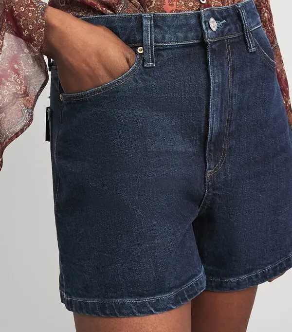 Paige Dani High-rise Denim Shorts
