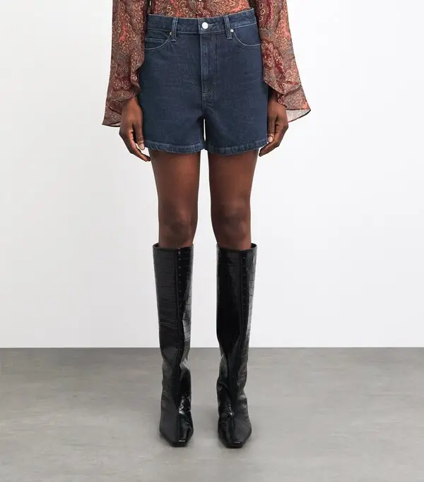 Paige Dani High-rise Denim Shorts