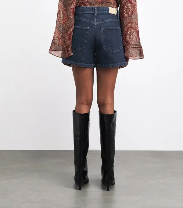 Paige Dani High-rise Denim Shorts
