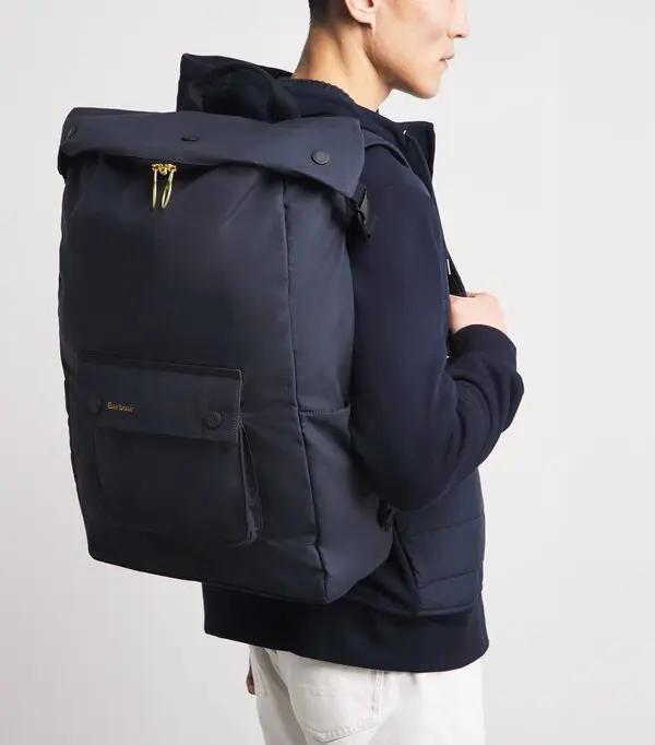Barbour Cotton Transport Backpack - Navy