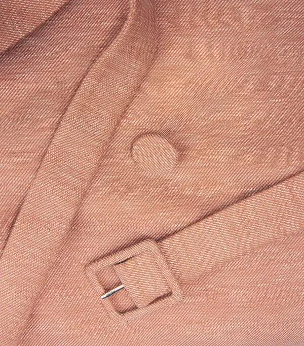 Colombo Cashmere-linen Double-breasted Blazer