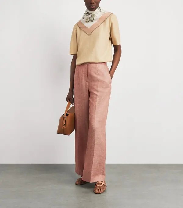 Colombo Cashmere-silk Knit T-shirt