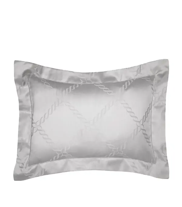 PRATESI Ori Treccia Oxford Pillowcase - Grey