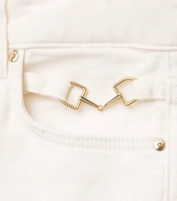 Paige Leenah Wide-leg Jeans - White