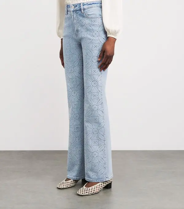 Paige Sofia Flared Jeans - Blue