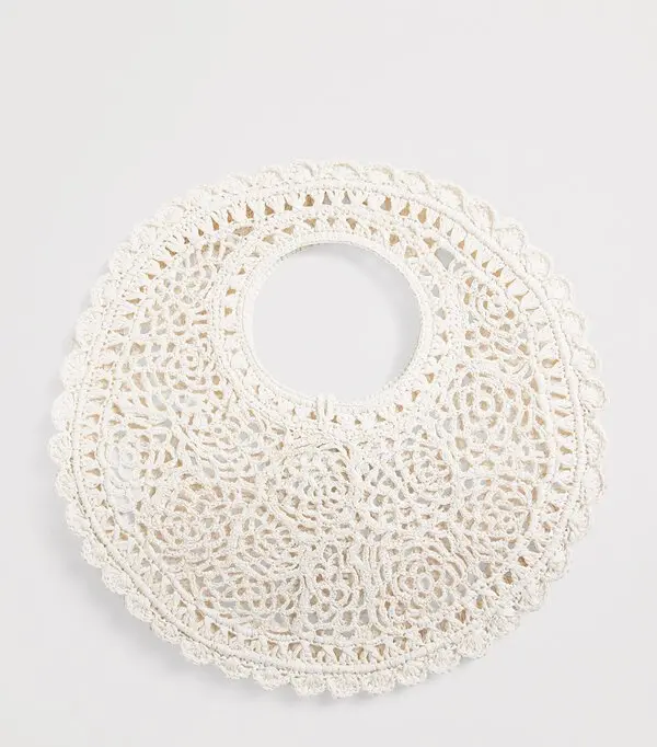 Jacquemus Raffia Lace Spiaggia Top-handle Bag