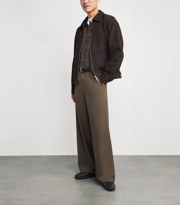 NN.07 Nn07 Goat Suede Petrus Jacket - Brown