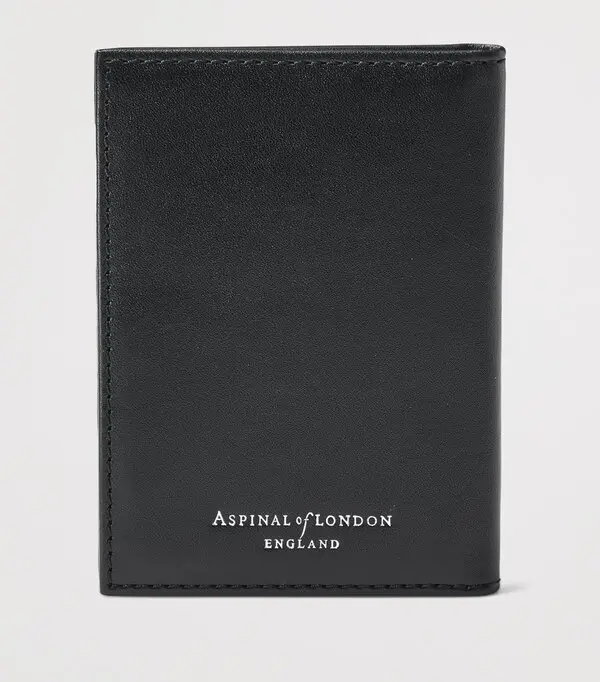 ASPINAL OF LONDON Leather Double Fold Card Holder
