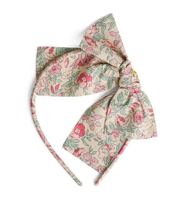 Bonpoint Cotton Bow Headband - Pink