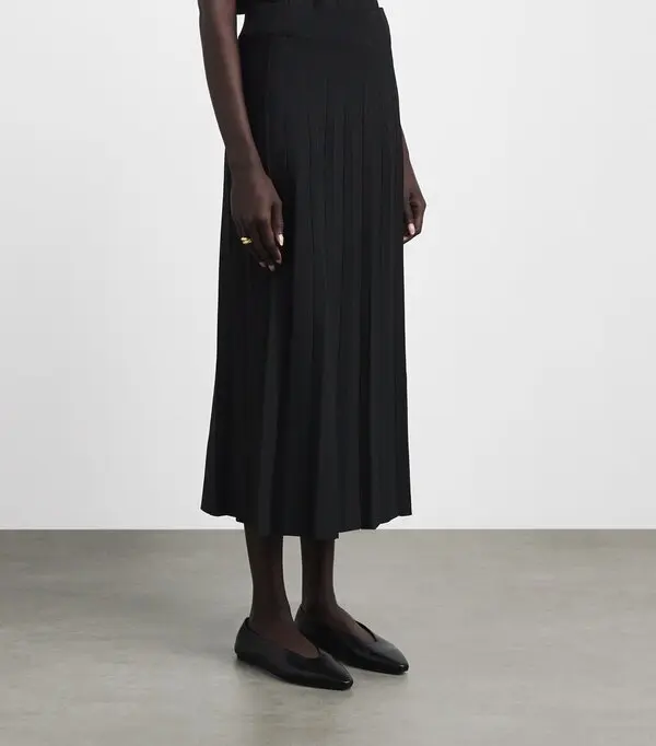 Falke Plissé Midi Skirt