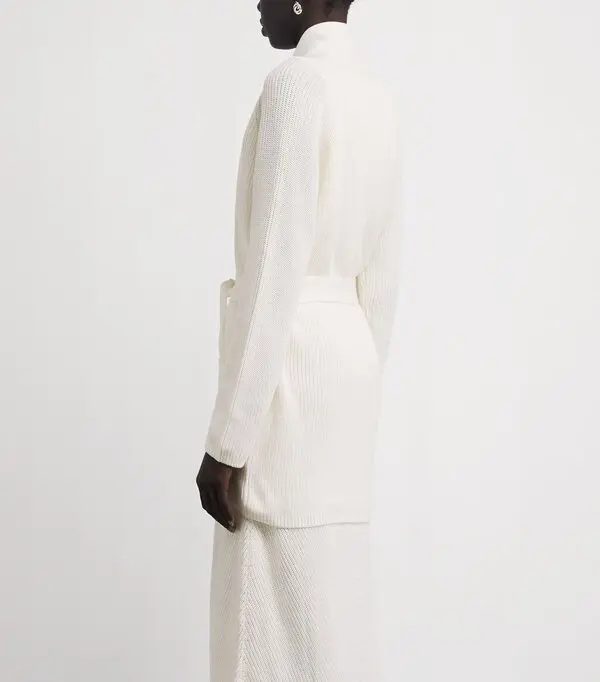 Falke Cotton-linen Blend Tie Cardigan