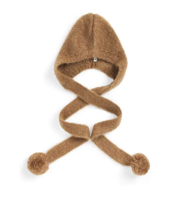 Acne Studios Mohair-wool Earflap Beanie - Brown