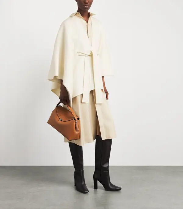 Colombo Cashmere Belted Cape