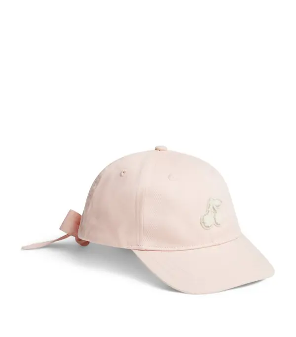 Bonpoint Cotton Baseball Cap - Pink