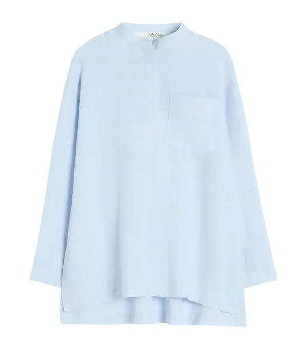 Max Mara Linen Cantico Shirt - Blue